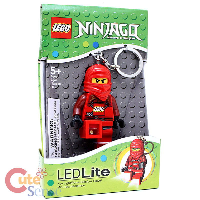 Lego Lego Ninjago LED Light Figure Keychain -Red Blue Black White 4 ... Lego Lego Ninjago LED Light Figure Keychain -Red Blue Black White 4 ...