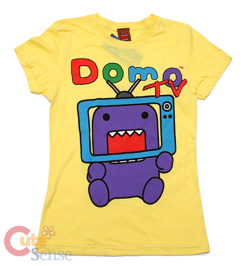 Domo Kun Girls T-Shirt Girl Junior Woman Tee-4 Size : Domo On TV | eBay