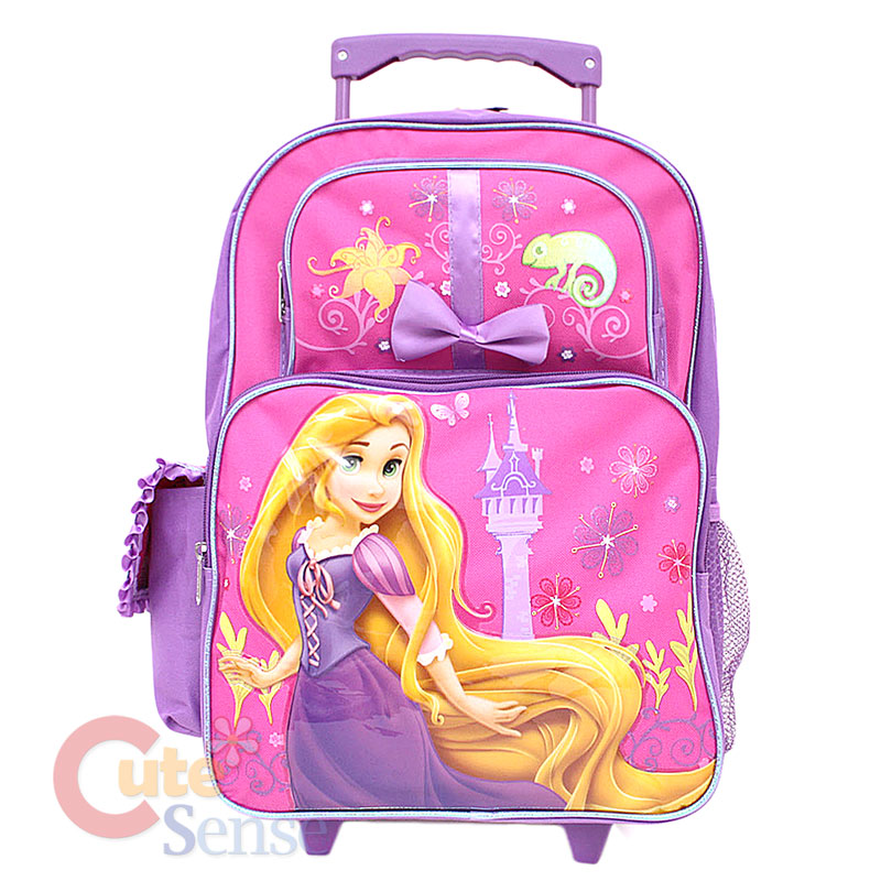 Disney Princess Tangled Rapunzel School Roller Backpack/ Large 16 ...