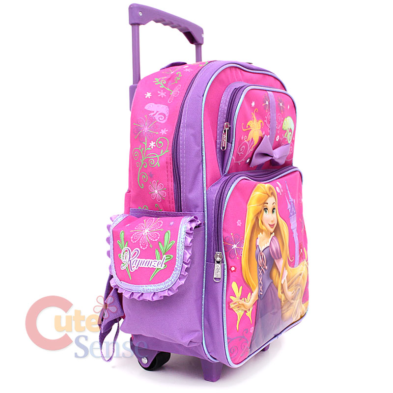 Disney Princess Tangled Rapunzel School Roller Backpack/ Large 16 ...