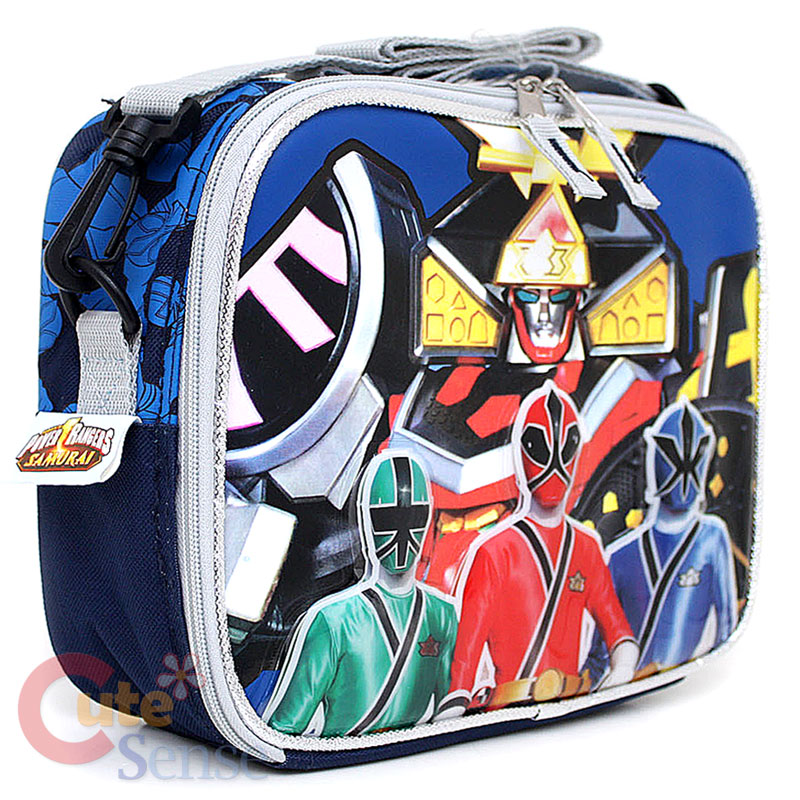 Power Rangers School 16" Large Backpack Lunch Bag Set : Samurai | eBay