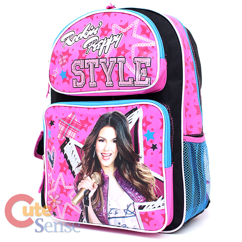 Victorious Victoria 16" Large School Backpack Lunch Bag Set -Pink | eBay