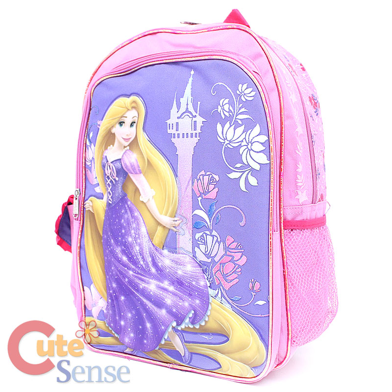 Disney Princess Tangled Rapunzel School Backpack 16" Large Book Bag ...