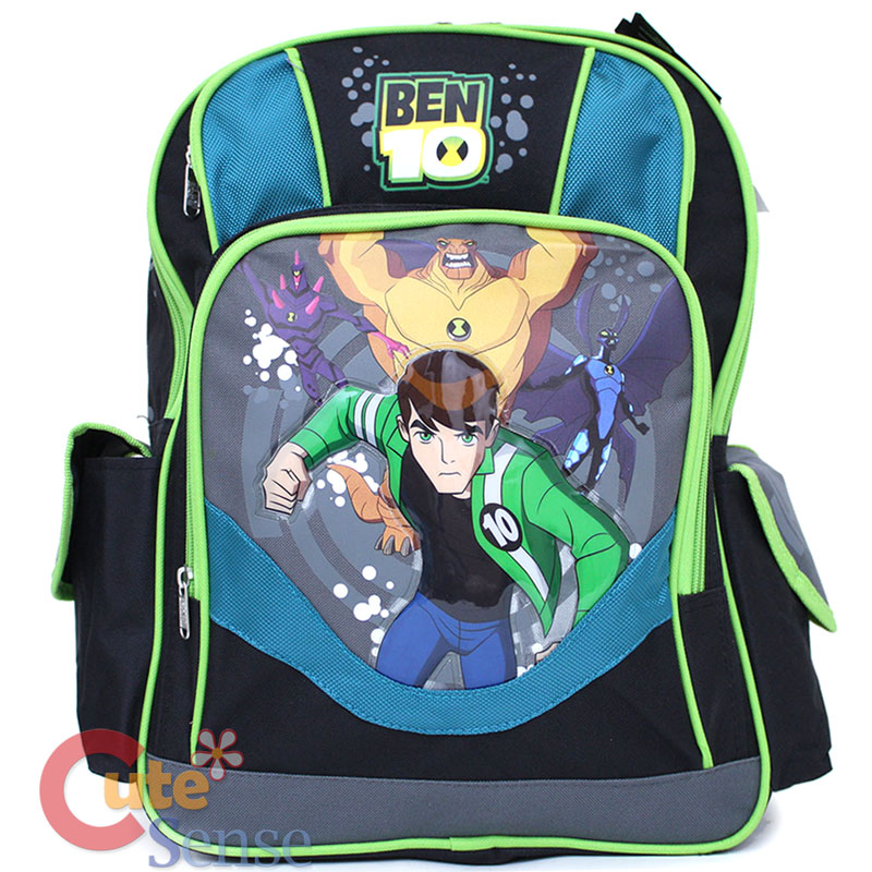 Ben 10 Alien Force School Large 16" Backpack Book Bag and Lunch Bag Set