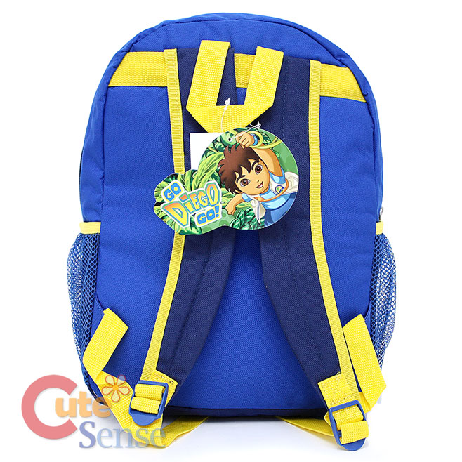Go Diego Go with Tiger School Backpack -14" Medium Book Bag | eBay
