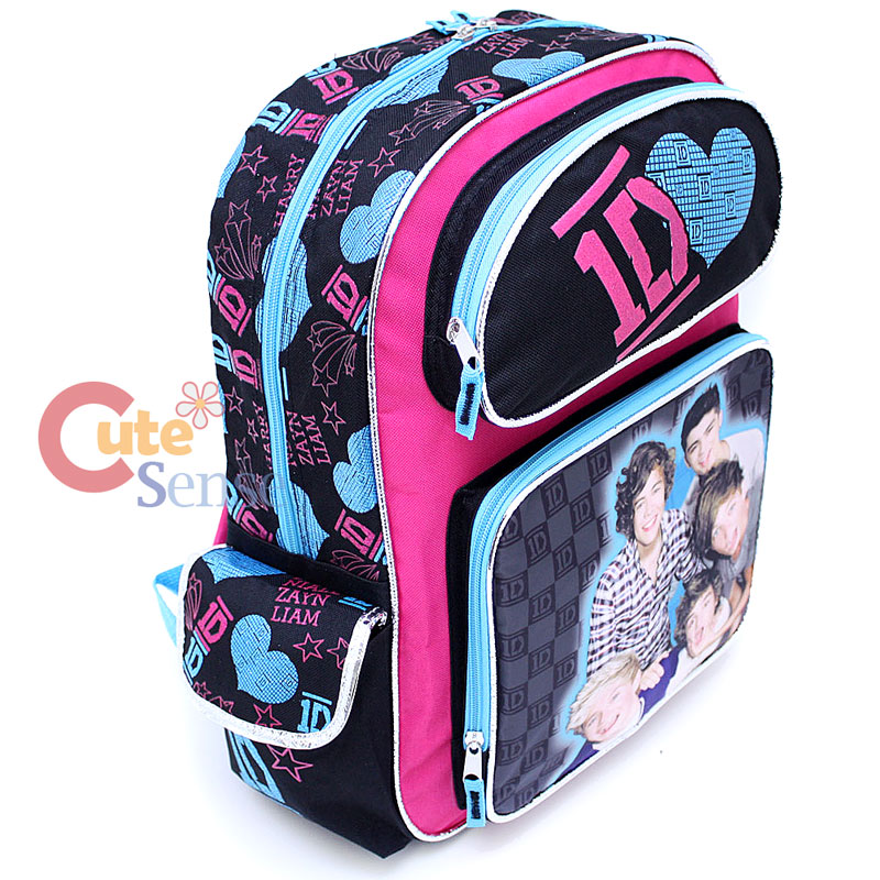One Direction Large School Backpack 16" Bag 1D Harry Niall Zayn Liam ...