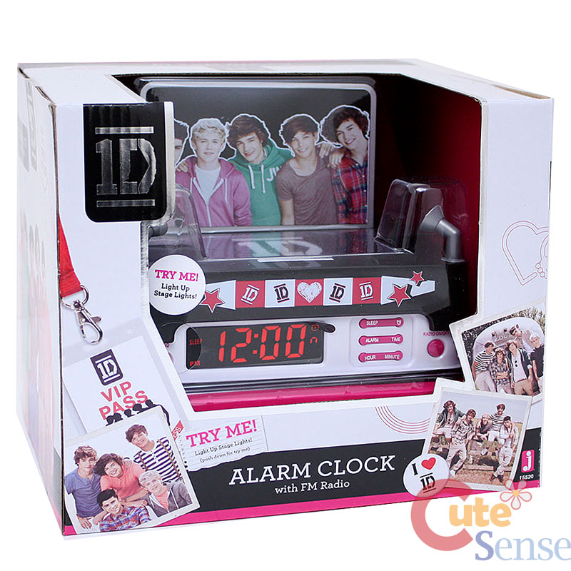 1D Electronics Alarm Clock with FM Radio One Direction Watch Harry Liam ...
