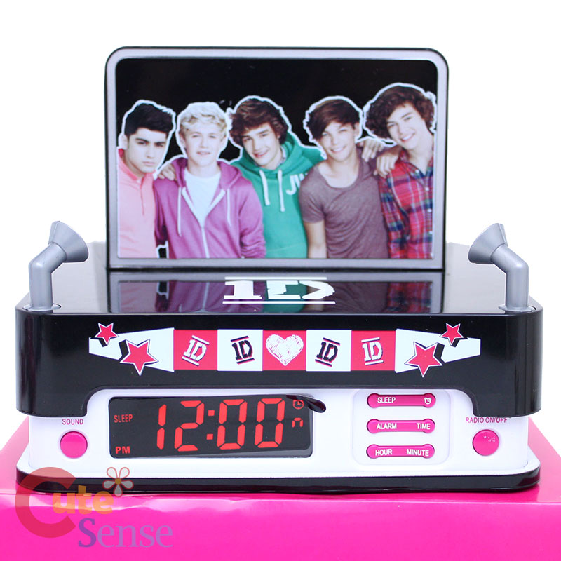 1D Electronics Alarm Clock with FM Radio One Direction Watch Harry Liam ...