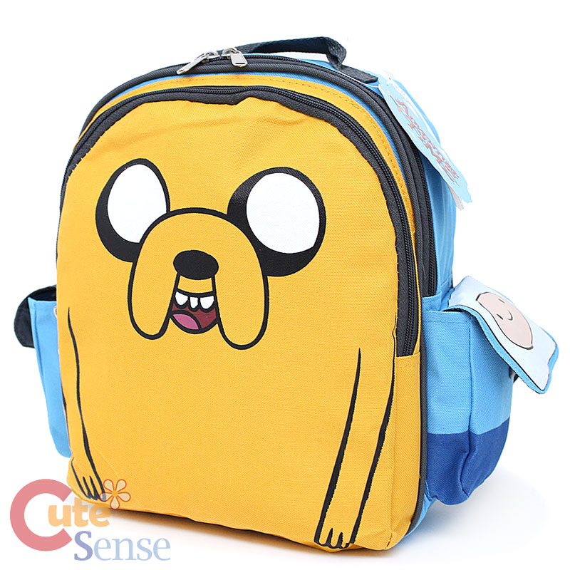 Adventure Time Jake Face School Backpack 12" Small Bag | eBay