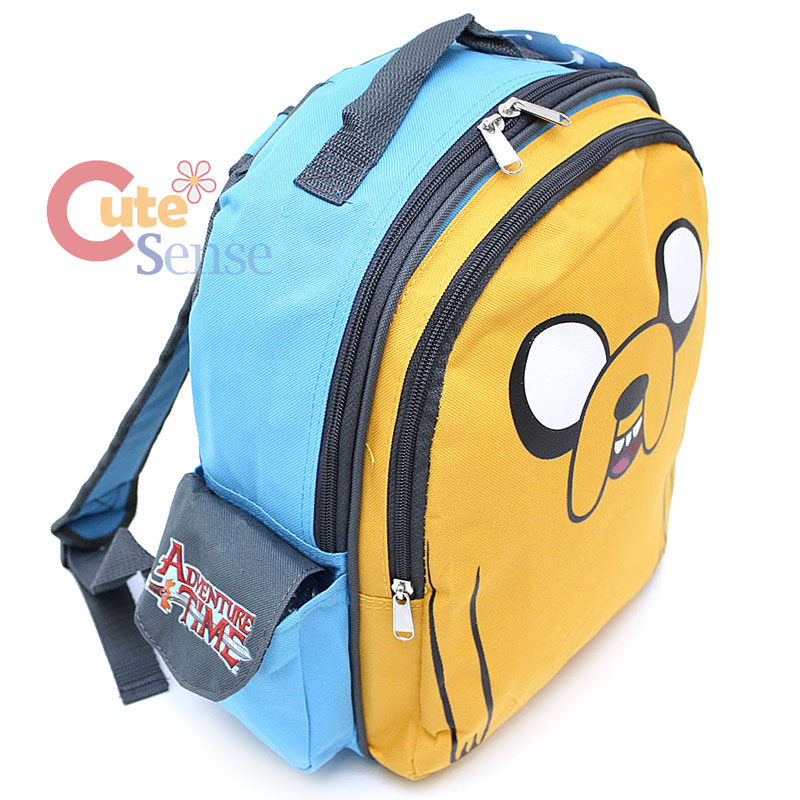 Adventure Time Jake Face School Backpack 12" Small Bag | eBay