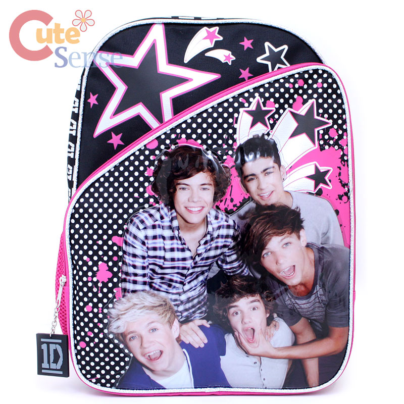 One Direction School Backpack 16" Large Bag 1D Harry Niall Zayn Liam ...