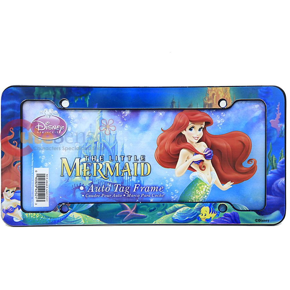 Disney Little Mermaid Ariel Car License Plate Frame Disney Auto ...