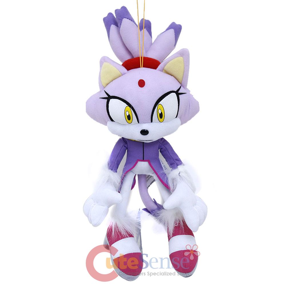 Sega Sonic Blaze Plush Doll 13" Sonic The Hedgehog GE Original Licensed ...