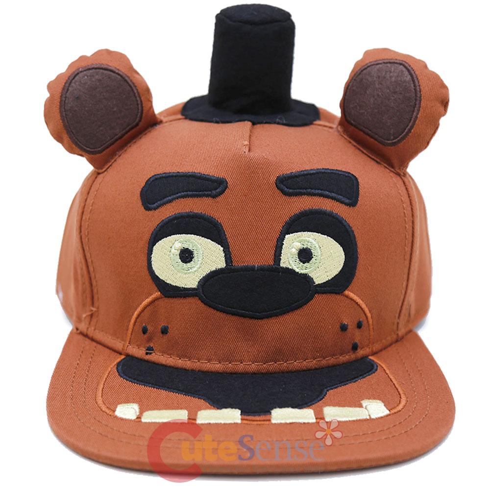 Five Nights at Freddys Snapback Freedy Big Face 3D Hat Trucker | eBay